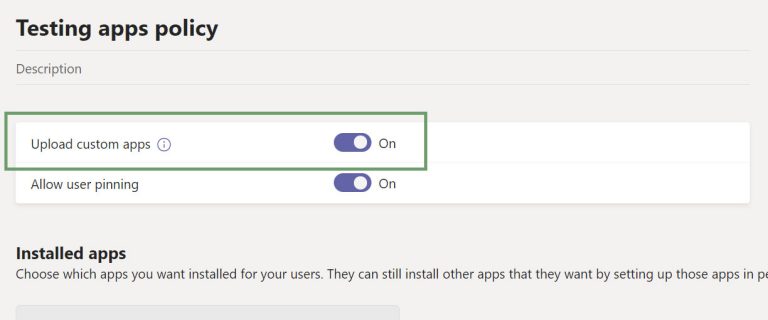 Enable sideloading of apps in Microsoft Teams - A cup of dev