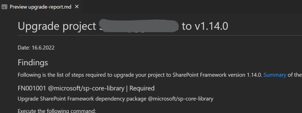 upgrade-report - A cup of dev