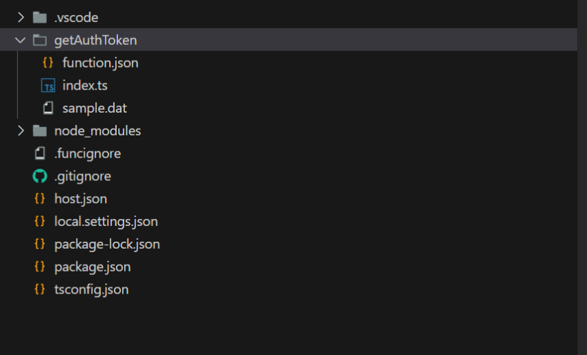 Create an azure function for authentication with Microsoft Authentication Library (MSAL), using ...